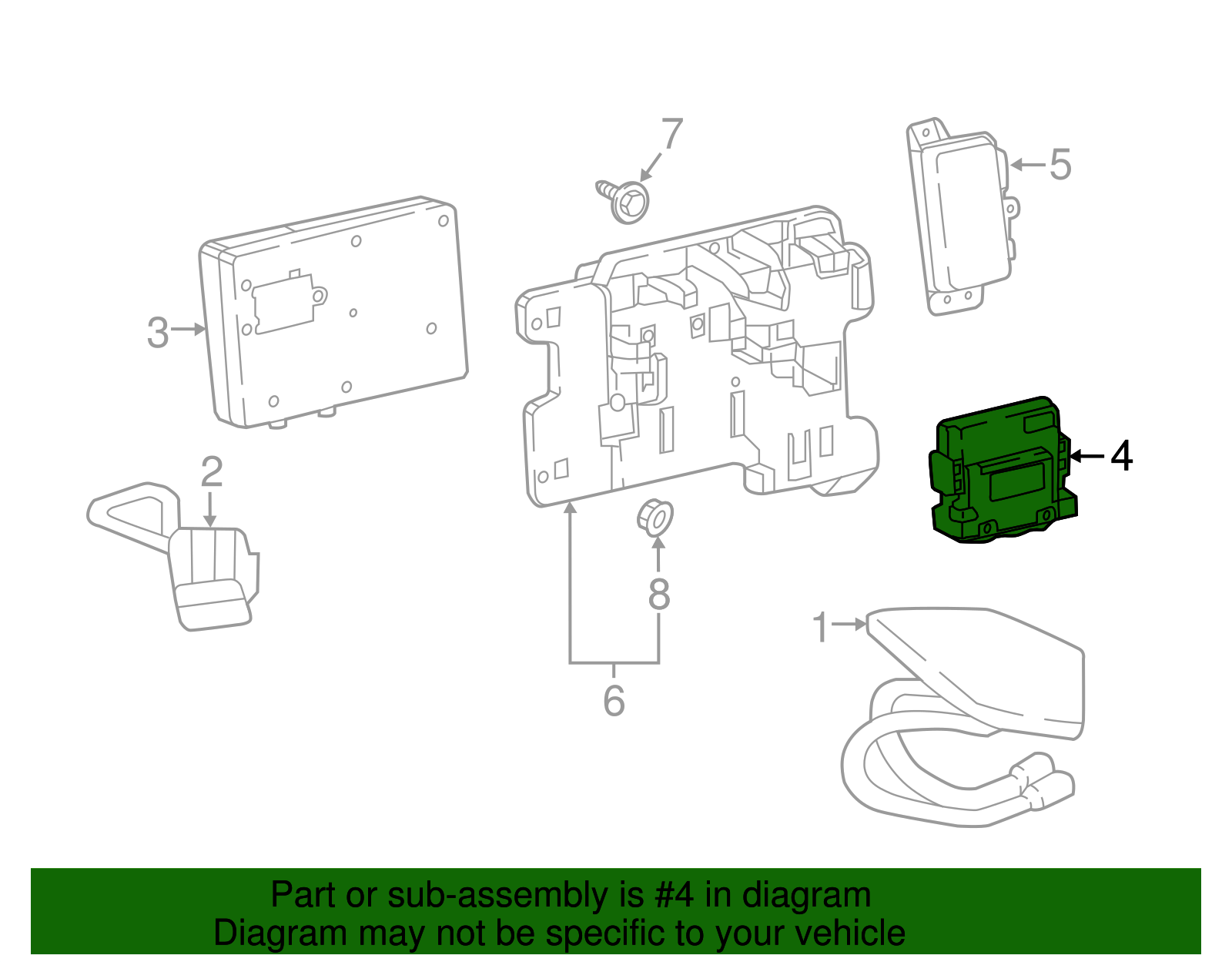 2017-2021 GM Serial Data Gateway Module 13599318 GM | GMPartsDirect.com