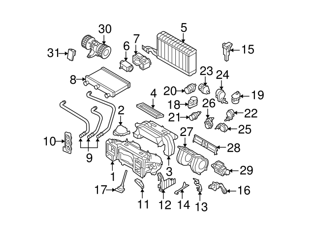 64-11-9-178-316 - Expansion Valve - 2004-2010 BMW | Buy BMW Parts Now