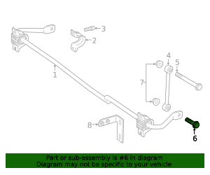 2003-2023 Mercedes-Benz Suspension Stabilizer Bar Link Bolt 910105 ...