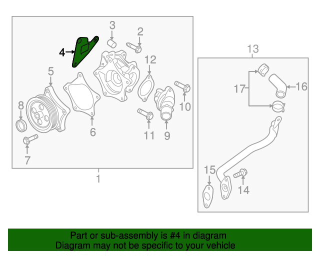 2016-2022 Chevrolet Water Pump Housing Gasket 12635752 | GMPartsDirect.com