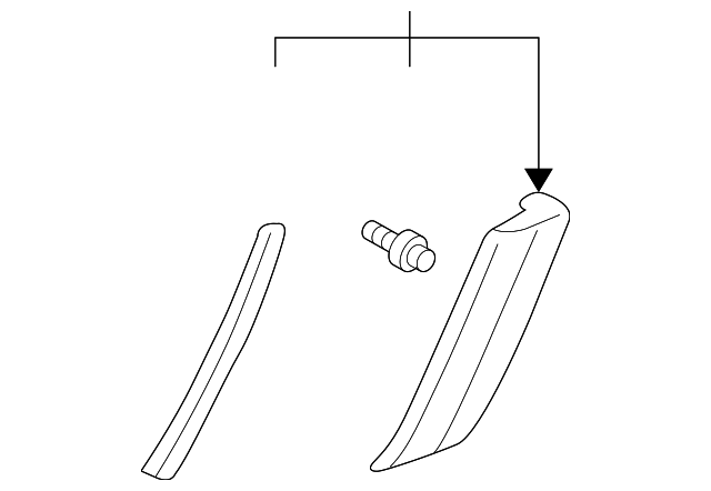 1997-2000 Toyota RAV4 Bumper Extension 52102-42900 | Toyota Parts Center