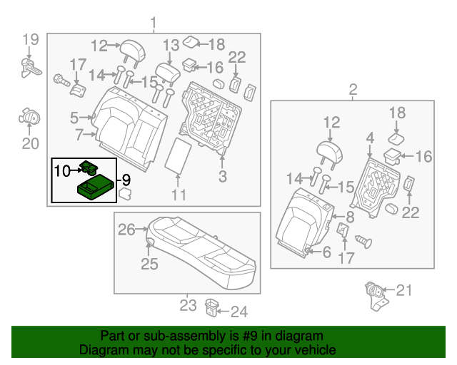 89900-3W010EA2 - Armrest 2011-2013 Kia Sportage | Kia.Parts Store
