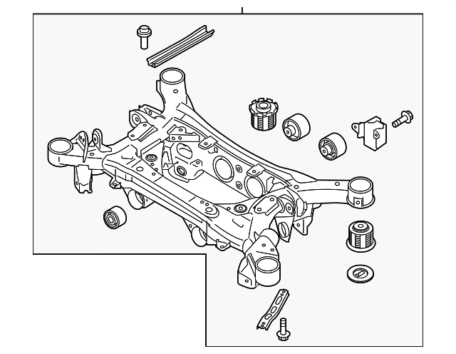 55405-J5000 - Cross-Member 2018-2021 Kia Stinger | Kia.Parts Store