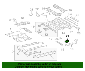 2016-2023 Toyota Tacoma Seat Bracket 58317-04020 | OEM Parts Online