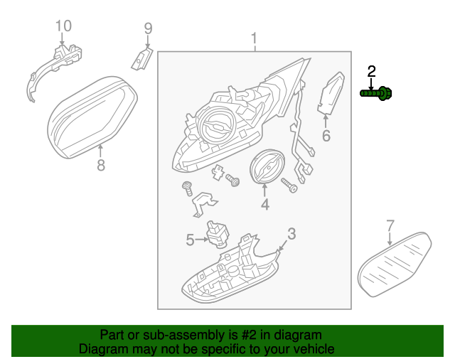 N-911-776-01 - Headlamp Assembly Bolt 2011-2023 Audi | Audi OEM Parts