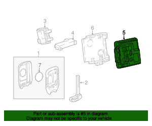 2018-2023 GM Keyless Entry Control Module 13518841 | AutoNationParts.com