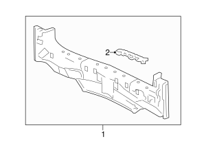 66118-TL0-G00ZZ - Stiffener Rear Bumper Face - 2012-2020 Honda CR-V ...