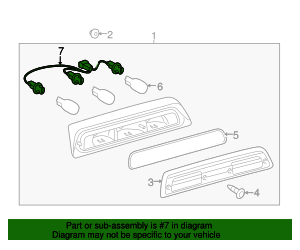 2007-2021 Toyota Tundra Socket & Wire 81576-0C050 | OEM Parts Online