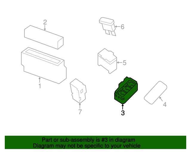2013-2019 Nissan Sentra Bracket Relay 25238-3SG1A | Nissan Parts Plus