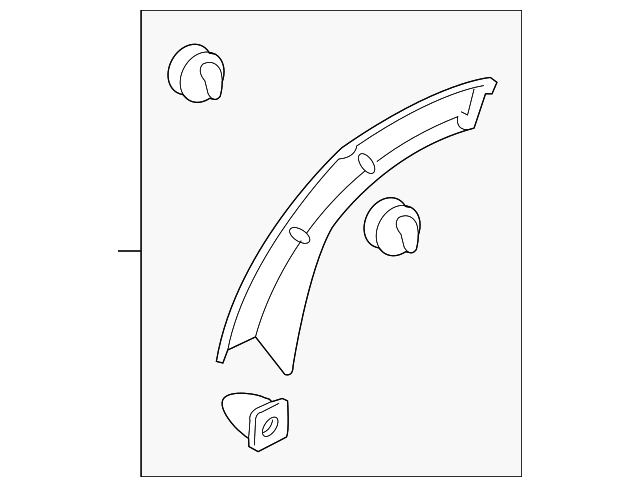 LR010628 - Wheel Flare - 2010-2016 Land Rover LR4 | Land Rover Parts Now
