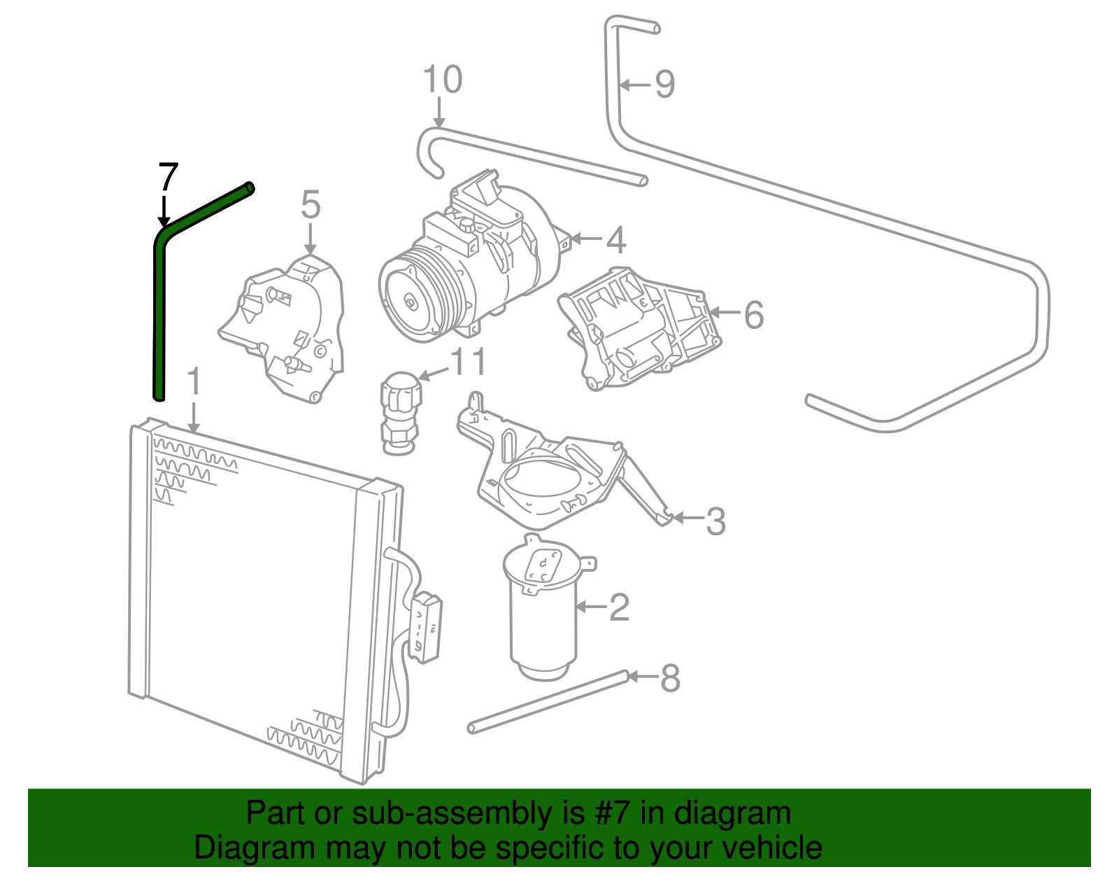64538378142 - 1998-2003 BMW Pressure Hose (64-53-8-378-142) | BMW of ...
