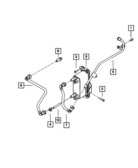 Transmission Oil Cooler, and Lines for 2011 Ram 2500 | Mopar eStore