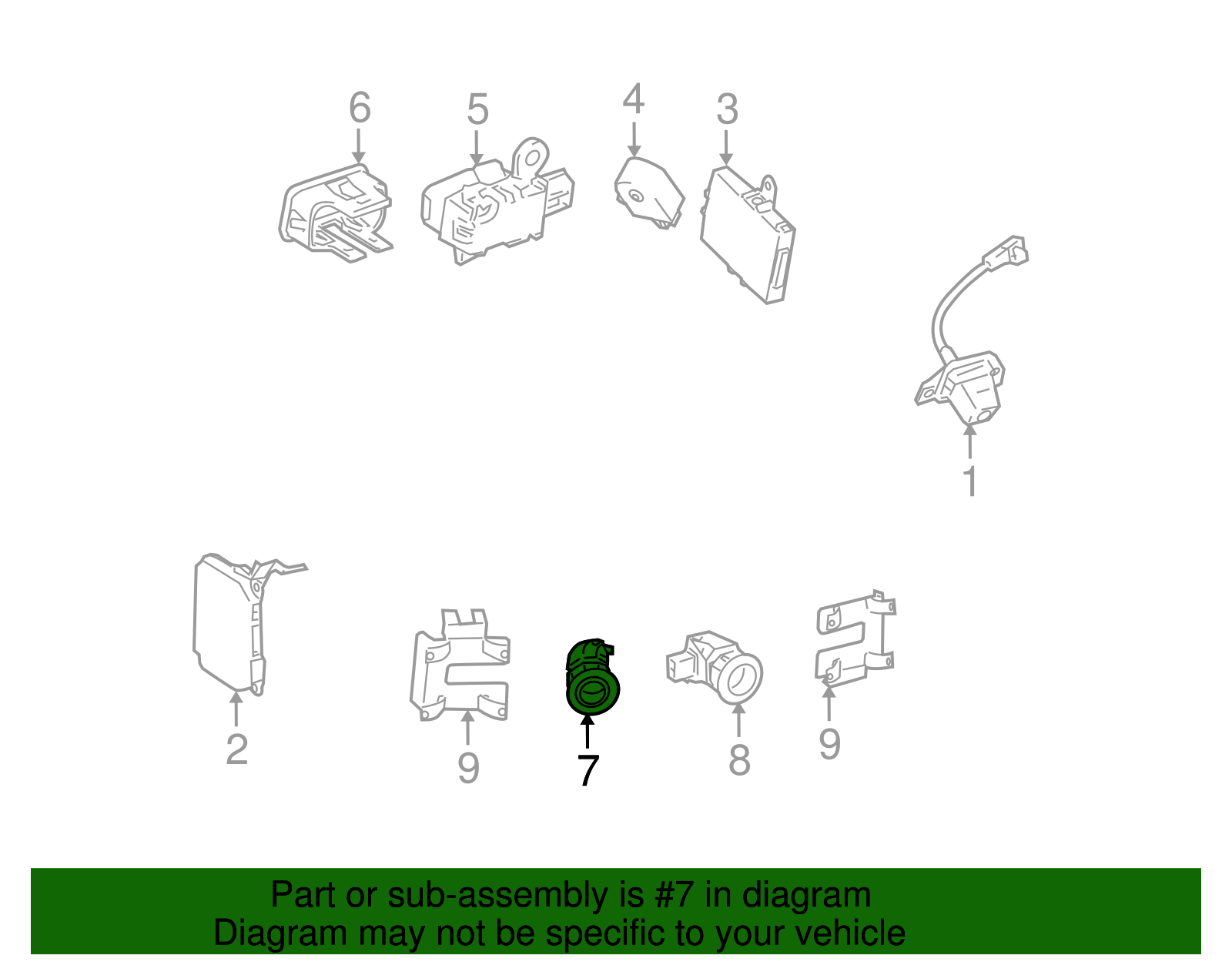 89341-30010-C0 - 2006-2011 Lexus - Sensor | My L Parts