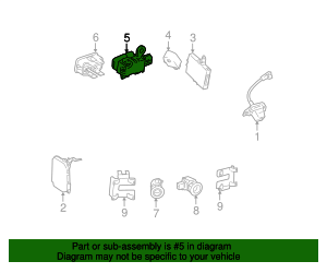 2007-2011 Lexus Park Sensor 89341-44150-B5 | OEM Parts Online