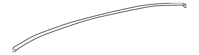 75556-30111-C0 - Drip Molding 2013-2020 Lexus | Longo Lexus Parts