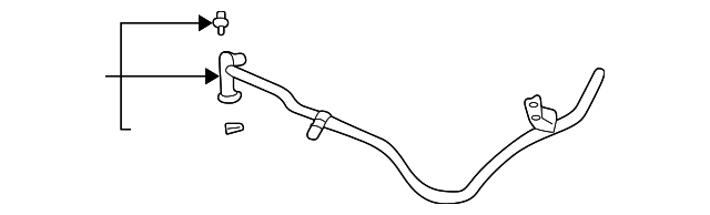 2000-2005 GM Thermostat Bypass Pipe 24507950 | GetOEMParts.com