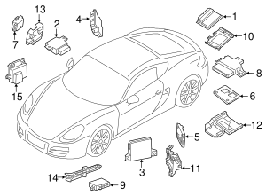 2019-2024 Porsche 718 Cayman Control Module 95B-907-530-L | OEM Porsche