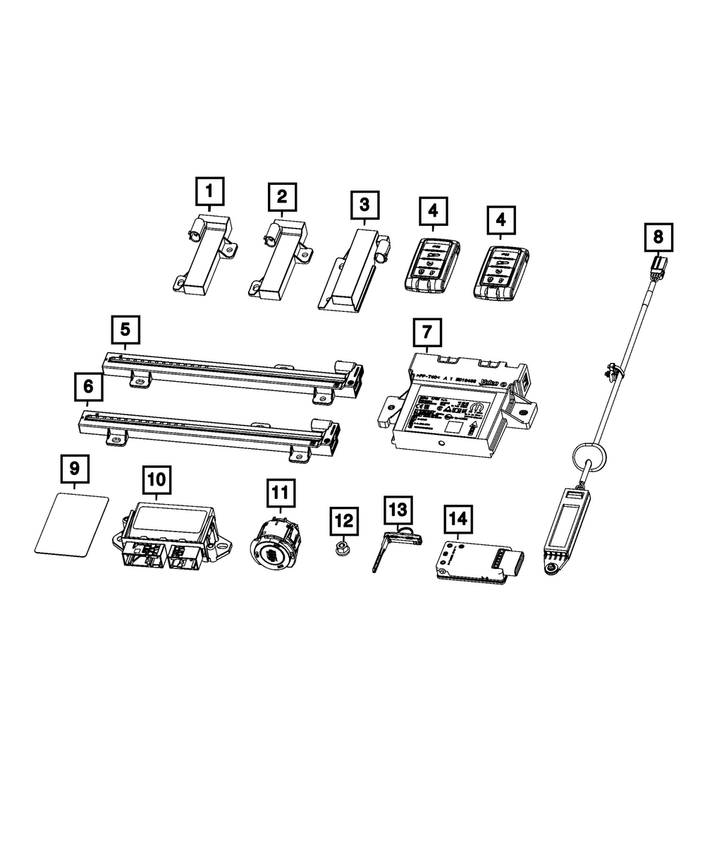 2024-2025 Mopar Keyless Entry Module 68583438AC | My Mopar Parts