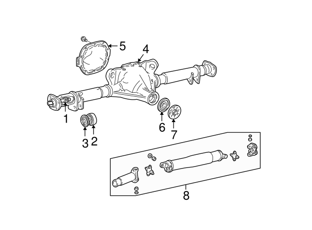 1984-2014 Ford OEM NEW 1984-2014 Ford Mustang Marauder Town Car Rear ...