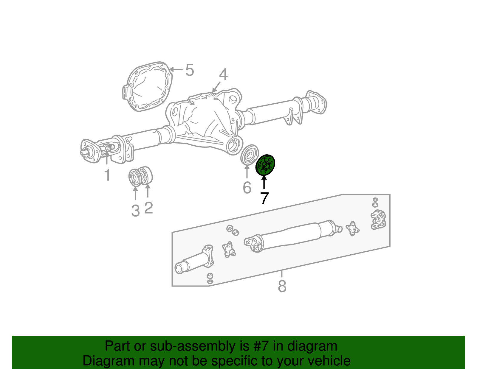 DL3Z-4851-A - Companion Flange 2003-2014 Ford | Big 3 Auto Parts