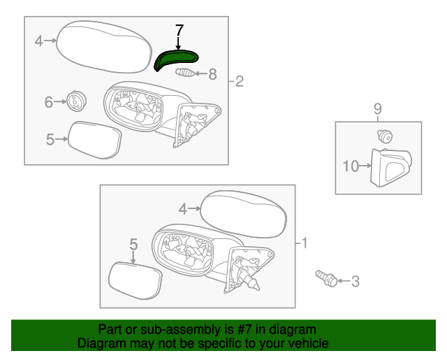 2010 Kia Puddle Lamp 87614-1M000 | OEM Parts Online