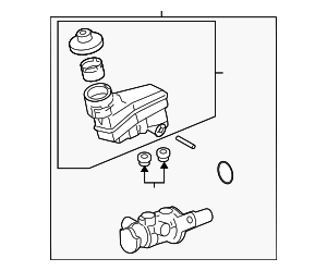 2007-2012 Lexus ES350 Master Cylinder 47201-33470 | OEM Parts Online