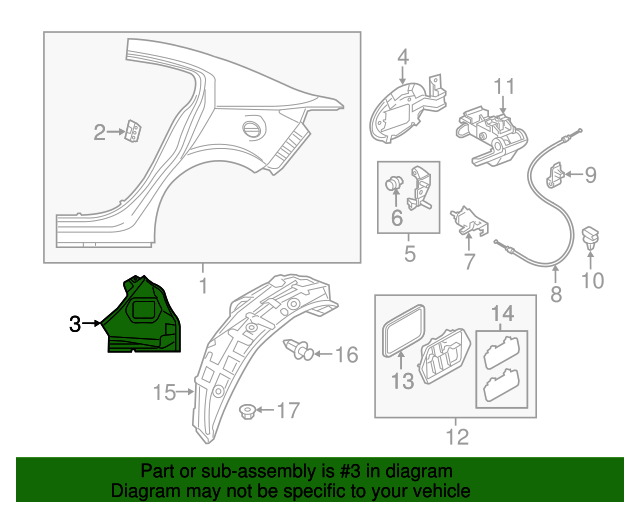 B4YA-70-40X - Rear Extension - 2014-2018 Mazda 3 | Mazda Swag