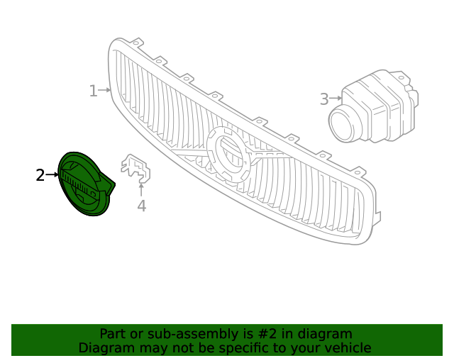 2017-2021 Volvo Emblem 31425216 | TascaParts.com