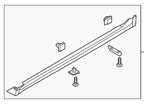 2016 Kia Optima Rocker Molding 87751 D4000 | OEM Parts Online