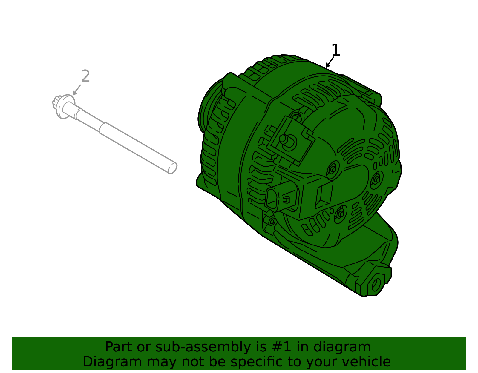 12317646814 - 2016-2023 BMW Alternator (12-31-7-646-814) | BMW of South ...