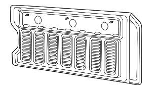 2018-2020 Jeep Wrangler Gate Trim Panel 6BM40TX7AC | TascaParts.com