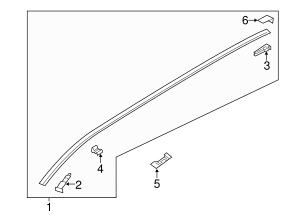 2007-2021 Mazda OEM NEW 2007-2019 Mazda CX-5 CX-9 CX-7 Left Right Roof ...