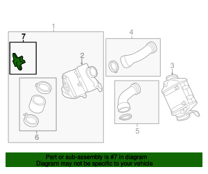13-62-9-797-773 - Turbocharger Boost Sensor 2007-2015 BMW ...