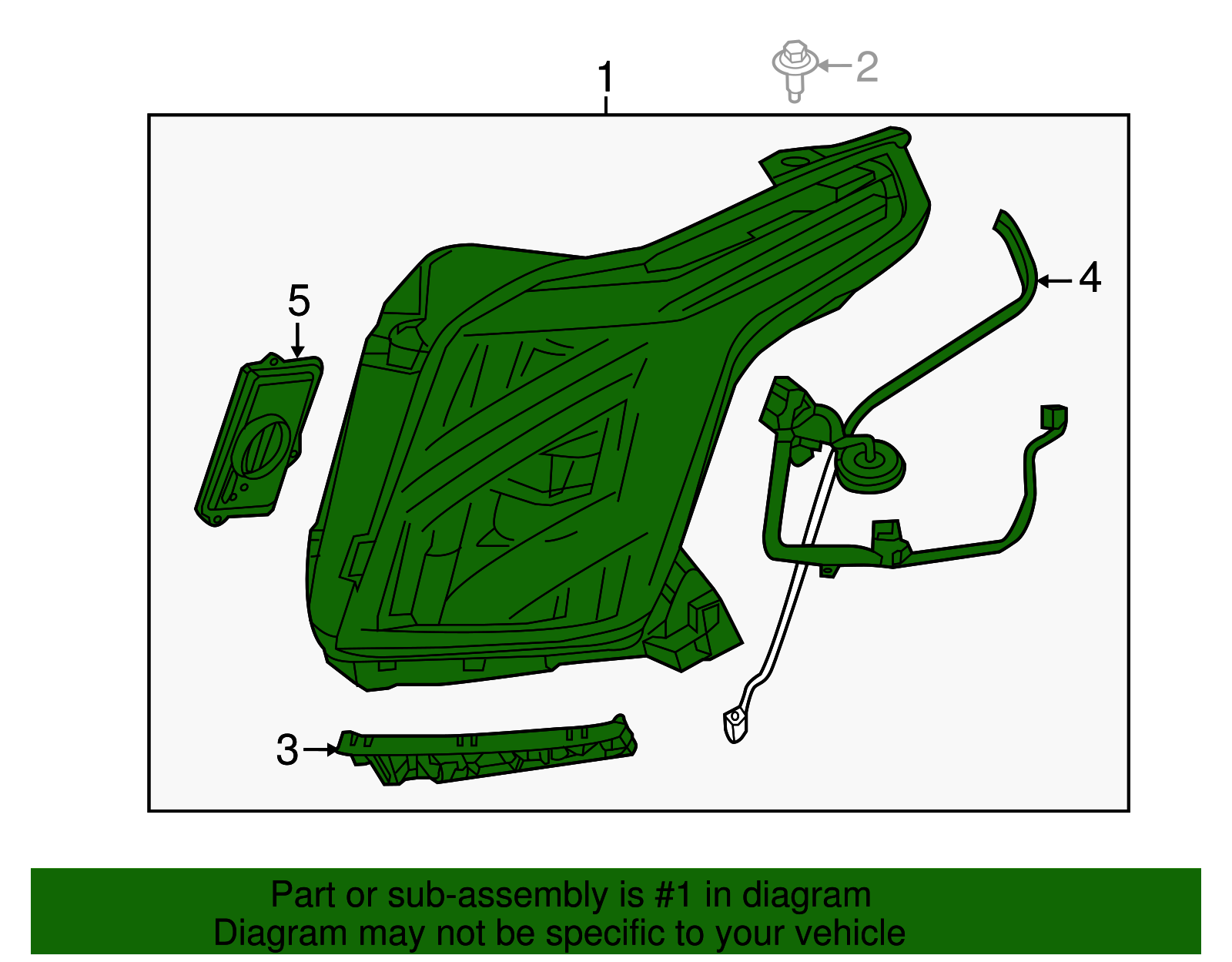 2015-2020 Cadillac Headlamp Assembly (Replaces Part Number 84216044 ...