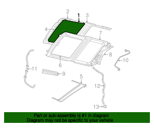 2008-2023 Dodge Challenger Glass 68301072aa | TascaParts.com