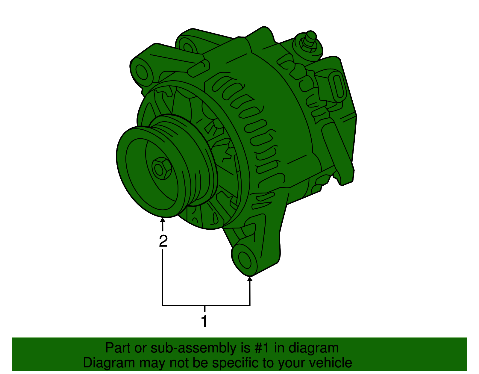 2016-2023 Toyota Tacoma Alternator 27060-0C170 | Retail Performance ...
