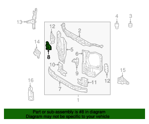 2010-2021 Lexus GX460 Upper Reinforced 53283-60050 | OEM Parts Online