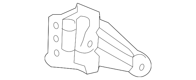 53804-60070 - Side Mount Bracket For 2010-2023 Lexus GX460 | Lexus OE Parts