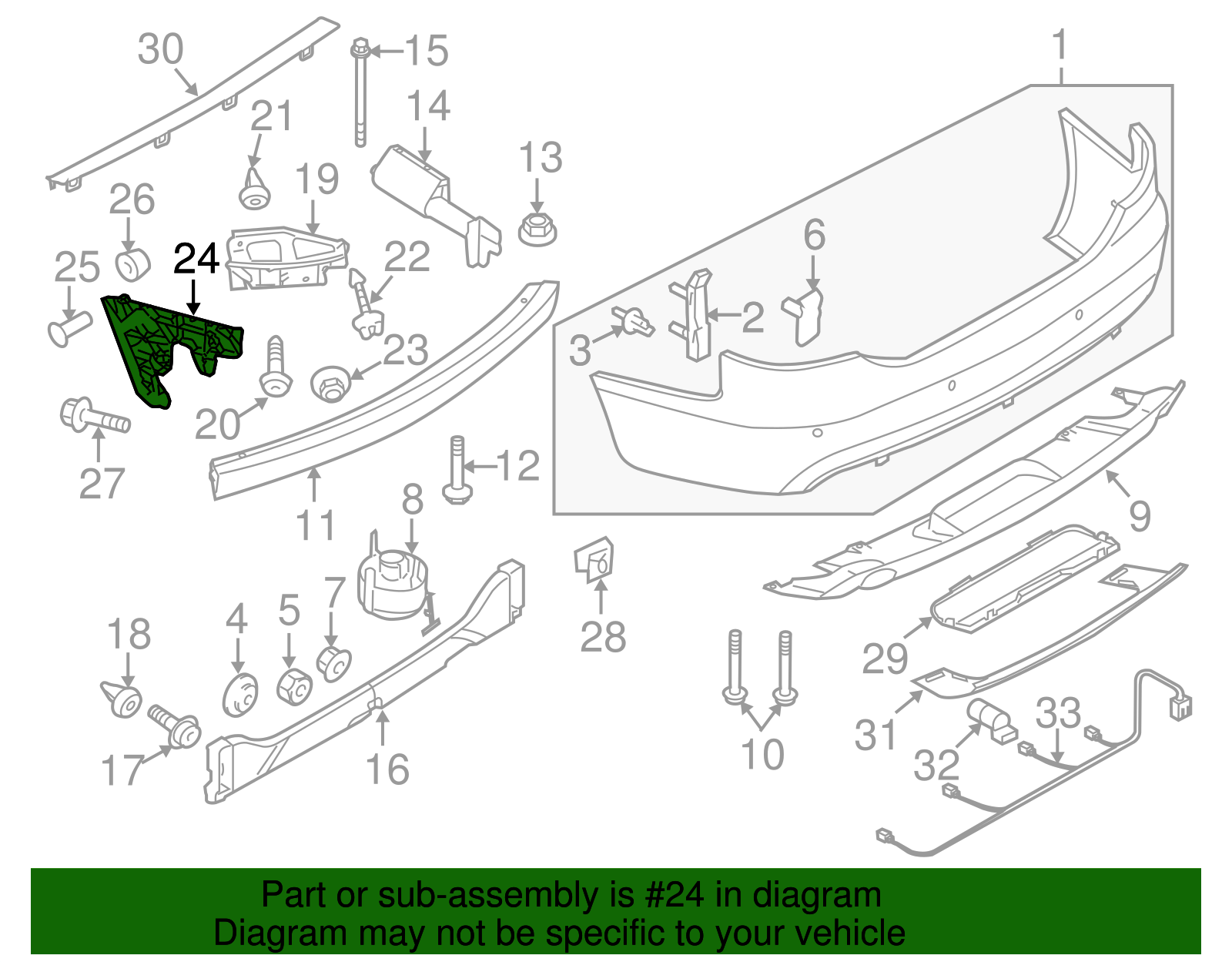 4F5-807-453 - Bumper Guide 2005-2011 Audi | Audi OEM Parts
