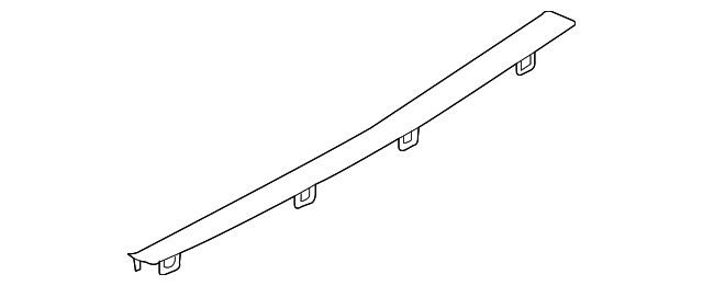 4F5-807-443-A-2ZZ - Bumper Trim 2009-2011 Audi | Audi OEM Parts