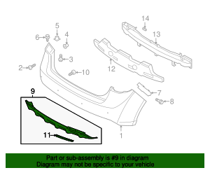 2011-2013 Kia Forte Lower Cover 86695 1M500 | OEM Parts Online