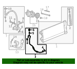 2019-2023 GM Air Conditioning Condenser and Evaporator Hose 85104113 ...