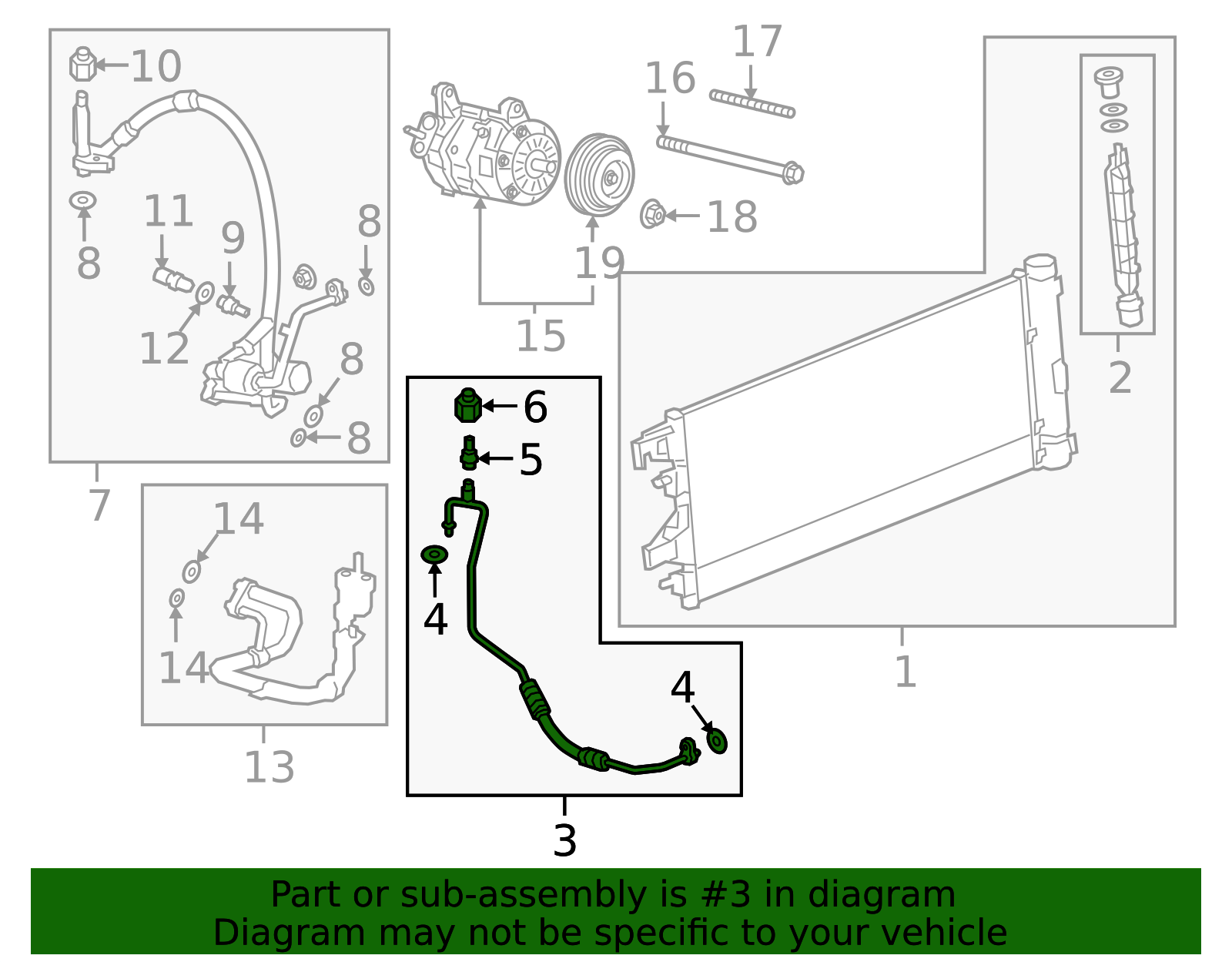 2024-2025 GM (Replaces 85104116) Hose 86593283 GM | GMPartsDirect.com