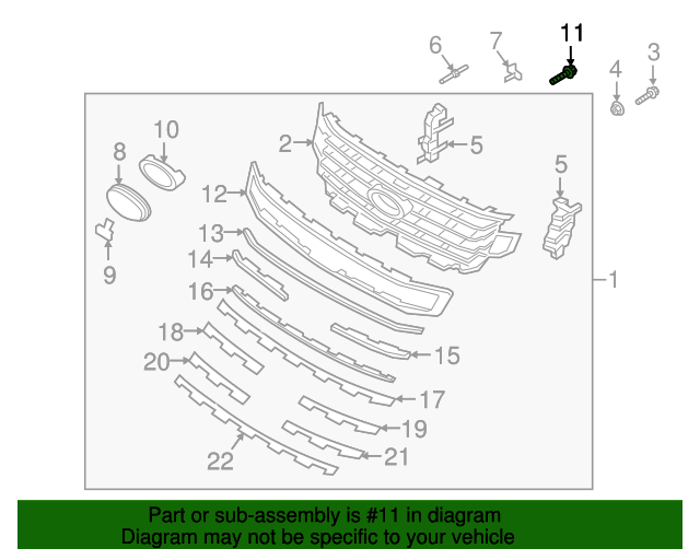 2018-2020 Ford Expedition Holder Retainer -W719667-S300 | TascaParts.com