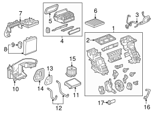 Genuine OEM Heating and Air Conditioning Interior Temperature Sensor ...