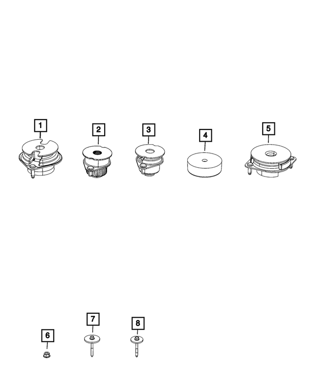 2013-2024 Ram Hex Flange Head Screw And Washer 6510855AA | Mopar eStore