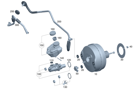 Brake Booster for 2025 Mercedes-Benz C300 | Mercedes-Benz USA Parts