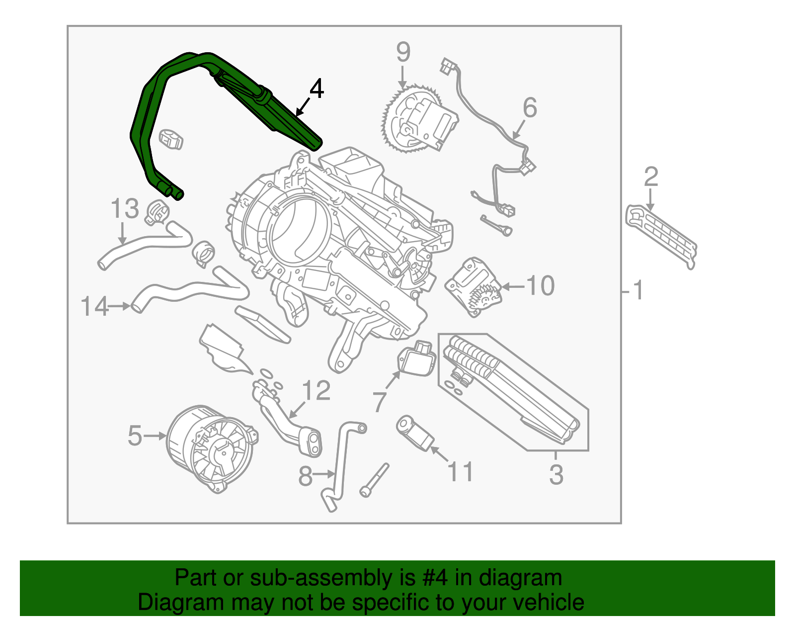 2011-2020 Toyota Sienna Heater Core 87107-08070 | Toyota Parts Center