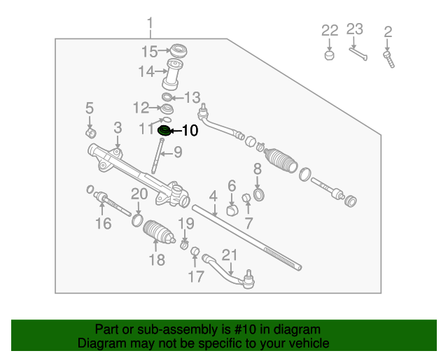 2010-2013 Kia Pinion Assembly Bearing 56552-2H000 | TascaParts.com