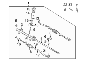 2010-2013 Kia Pinion Assembly Bearing 56552-2H000 | TascaParts.com